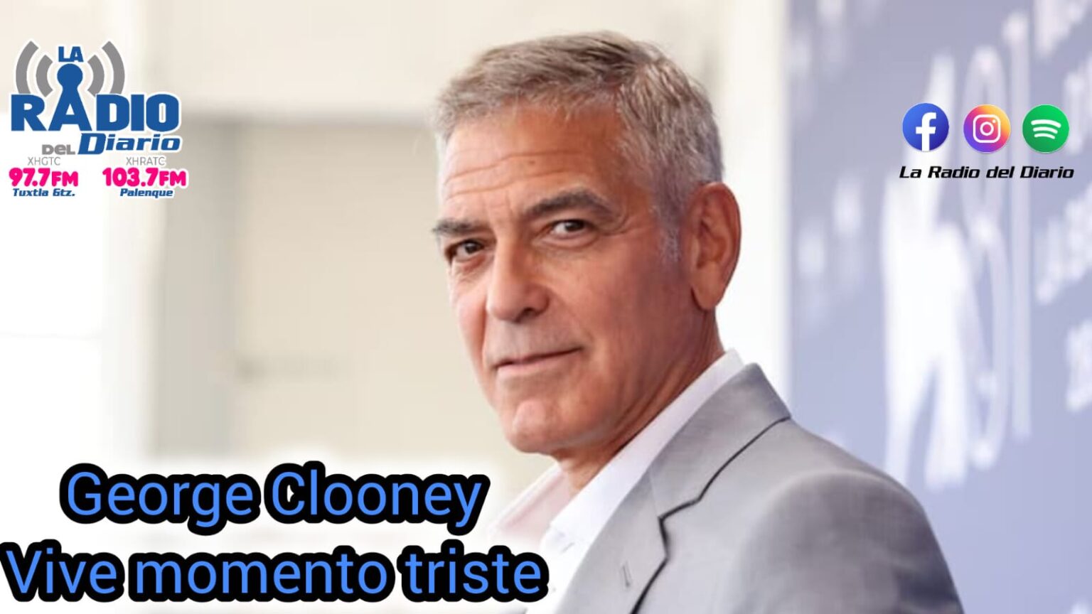 George Clooney se quiebra al hablar de la muerte de su hermana, Ada ...